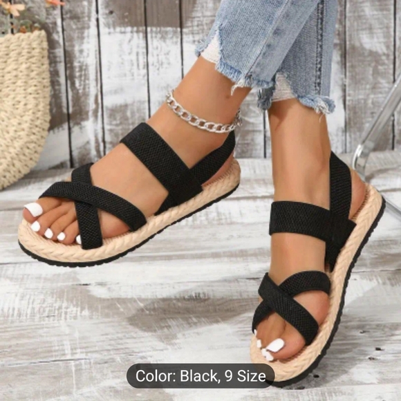 Temu Shoes Womens Cross Strap Sandals Poshmark